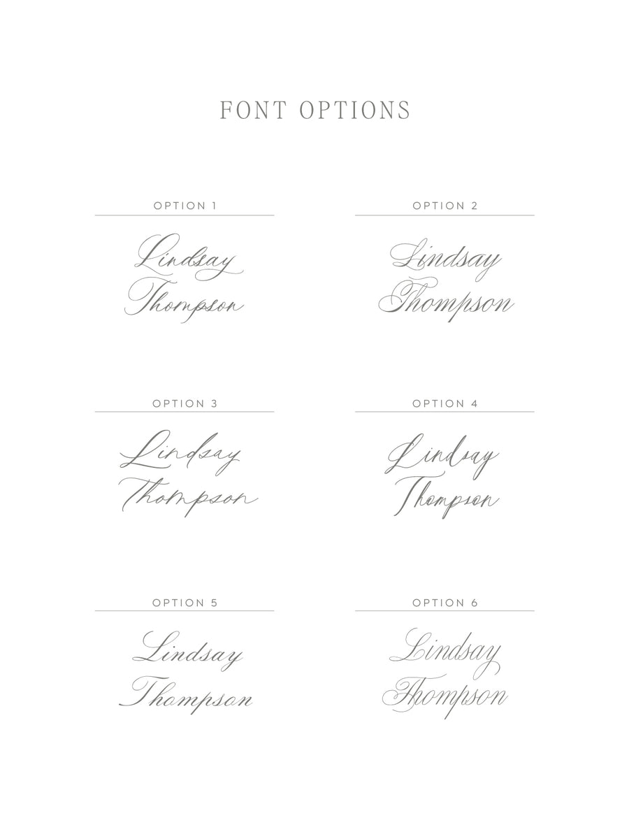PLACE CARDS - Script – Lolette & Co